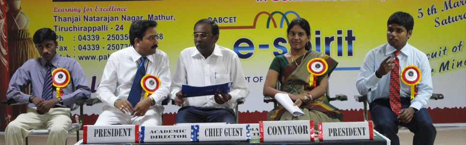 PABCET- Pavendar Bharathidasan College of Engineering & Technology, Trichy